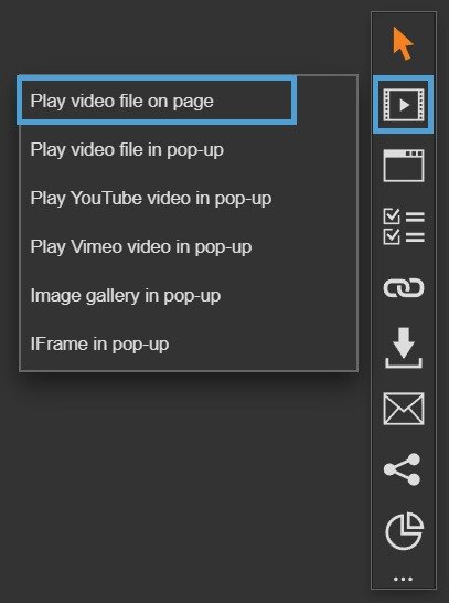 Videos: Play video file on page