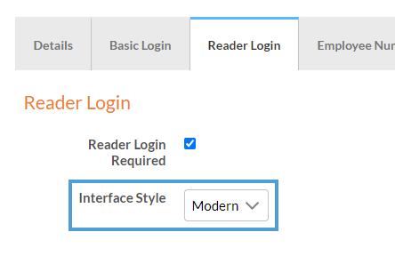 Reader Login